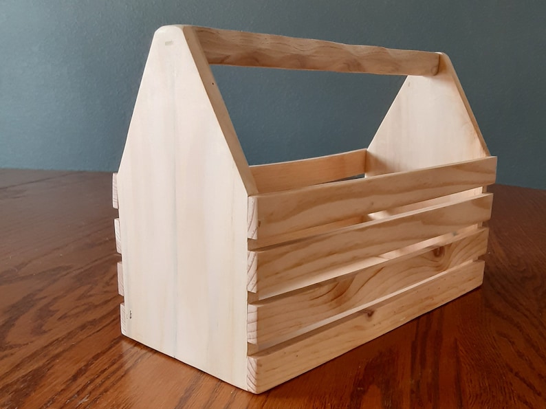 Wooden Crate-style Toolbox - Etsy