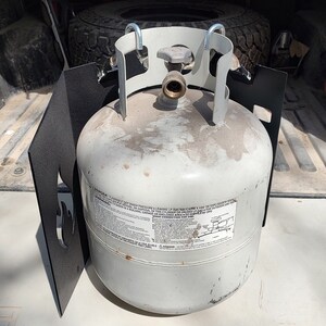 20 Lb Propane Tank Cylinder Mount, Cradle for Camping, Overlanding, off ...