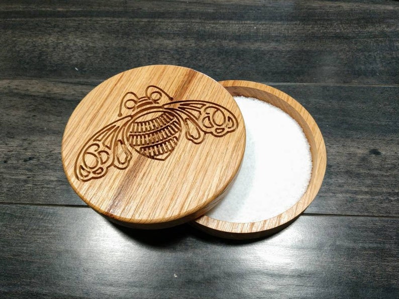 Tequila Margarita Salt Rimmer / Container Solid Oak Barware | Etsy