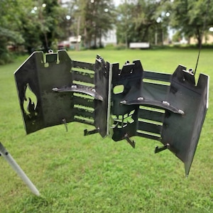 Dual 5 Lb Propane Tank Cylinder Mount, Twin Tanks, Cradle for Camping ...