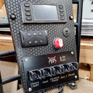 Custom Aluminum Switch Panel, Drift / Track / Drag Car, Buggy, Rock ...
