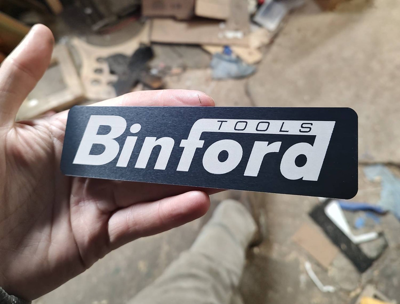 Binford Tools Toolbox Emblem Logo Aluminum Plate Home - Etsy