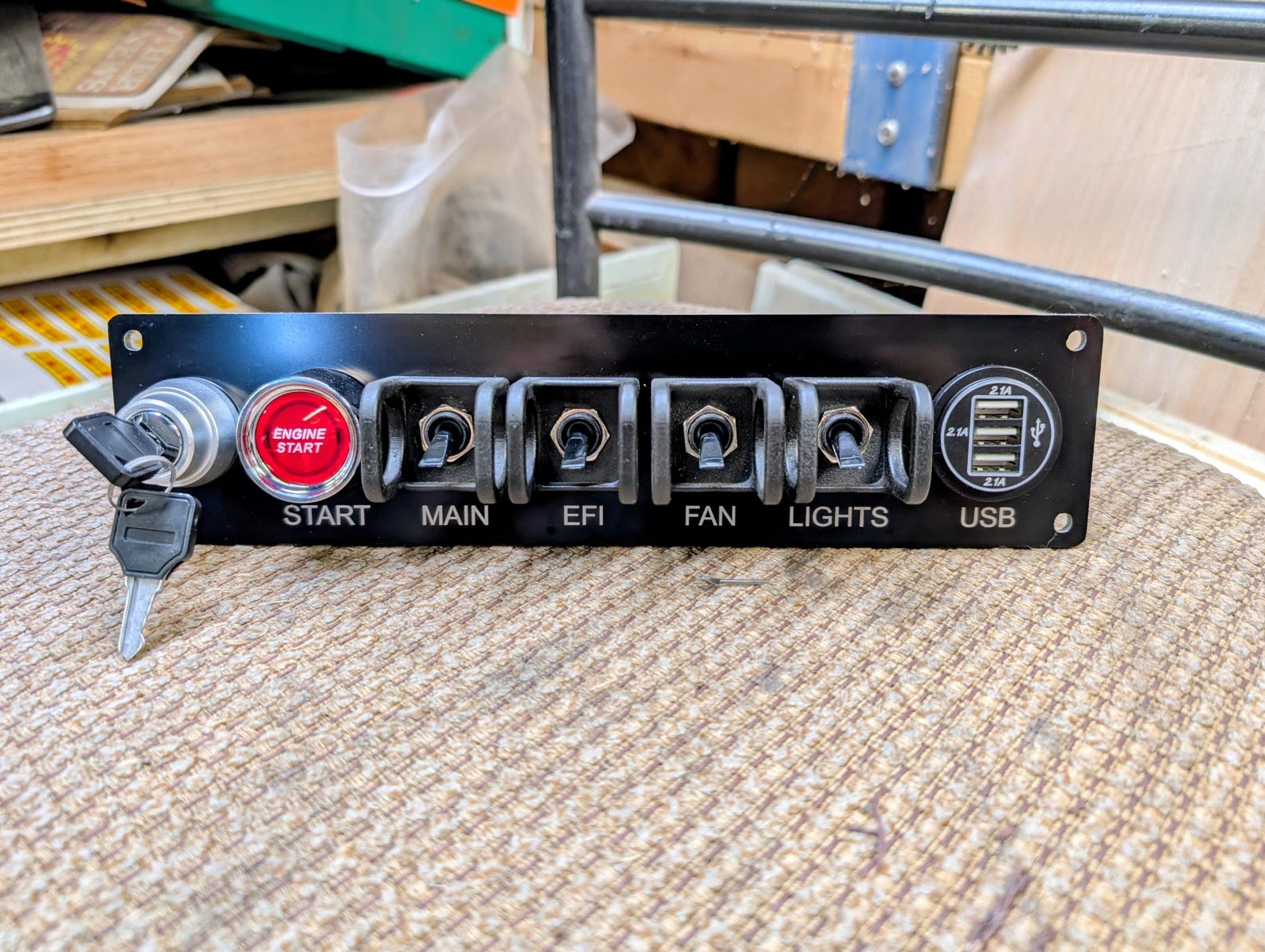 Custom Aluminum Switch Panel, Drift / Track / Drag Car, Buggy, Rock ...