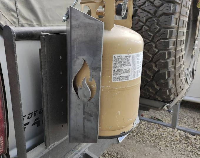 11 Lb Propane Tank Cylinder Mount, Cradle for Camping, Overlanding, off ...