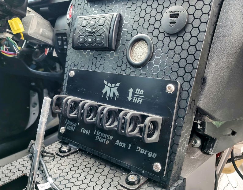 Custom Aluminum Switch Panel, Drift / Track / Drag Car, Buggy, Rock ...
