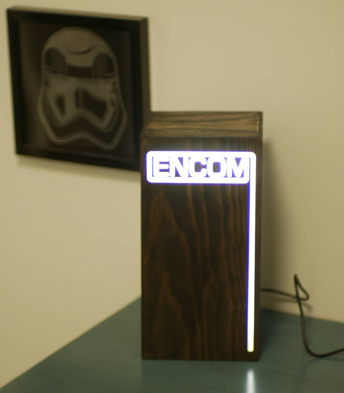 Tron Legacy LED Encom Tower Lamp - Etsy