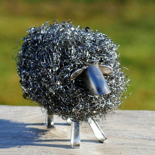 Sheep Silverware Art Farm Animal Collectable Farm House - Etsy