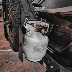 5 Lb Propane Tank Cylinder Mount, Cradle for Camping, Overlanding, off ...