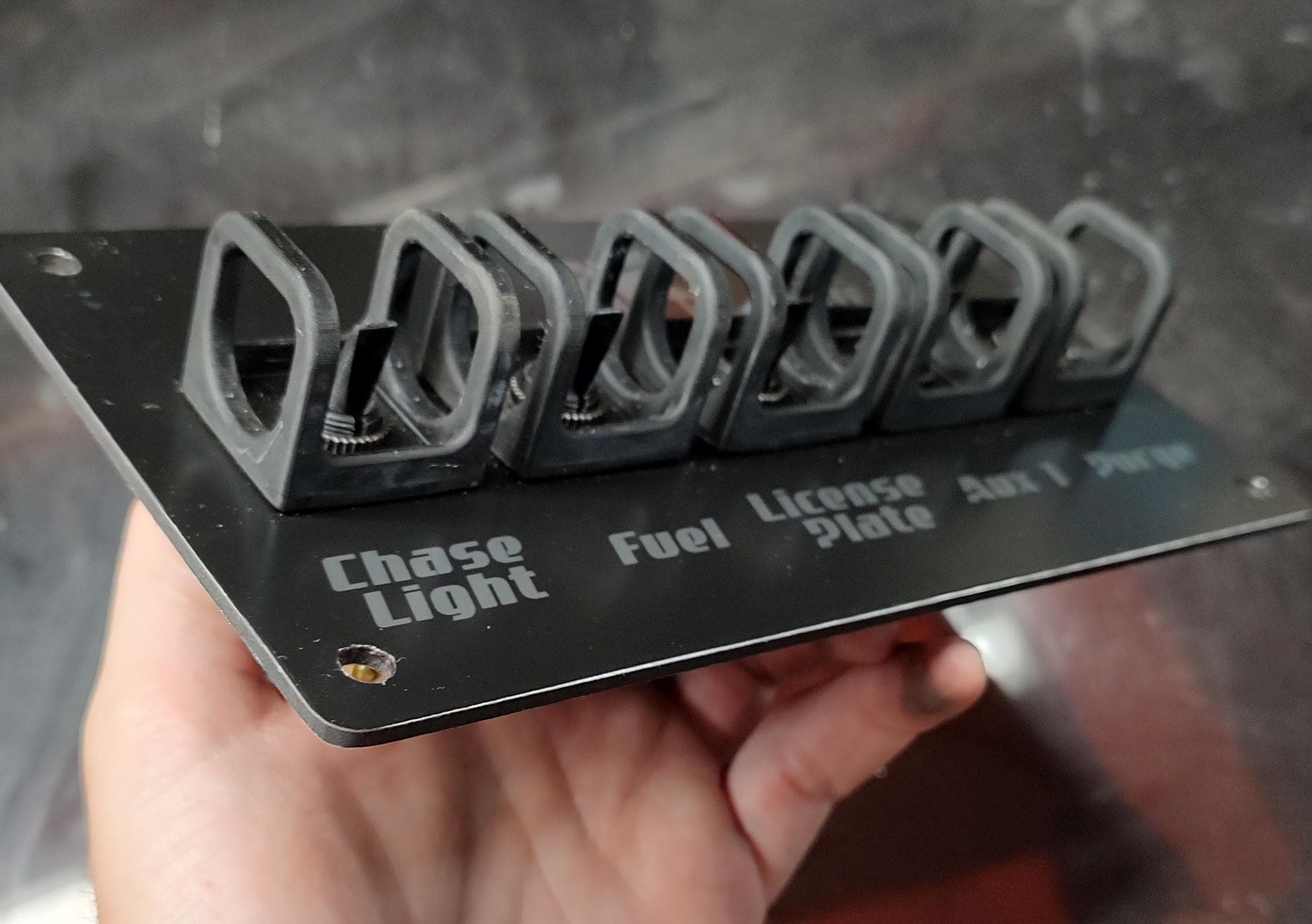Custom Aluminum Switch Panel, Drift / Track / Drag Car, Buggy, Rock ...
