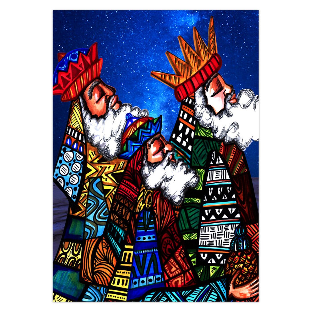 Three Black Kings Set of 10 Holiday Greeting Cards copy - Etsy