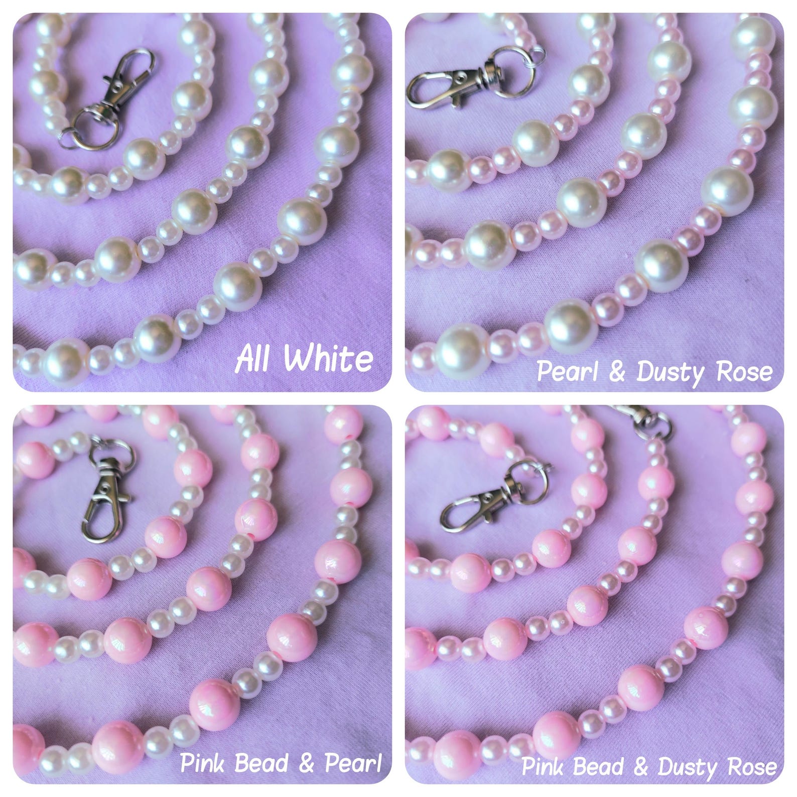 Bead Chain for Belt Loops or Purse Accessories - Multipurpose Bead ...