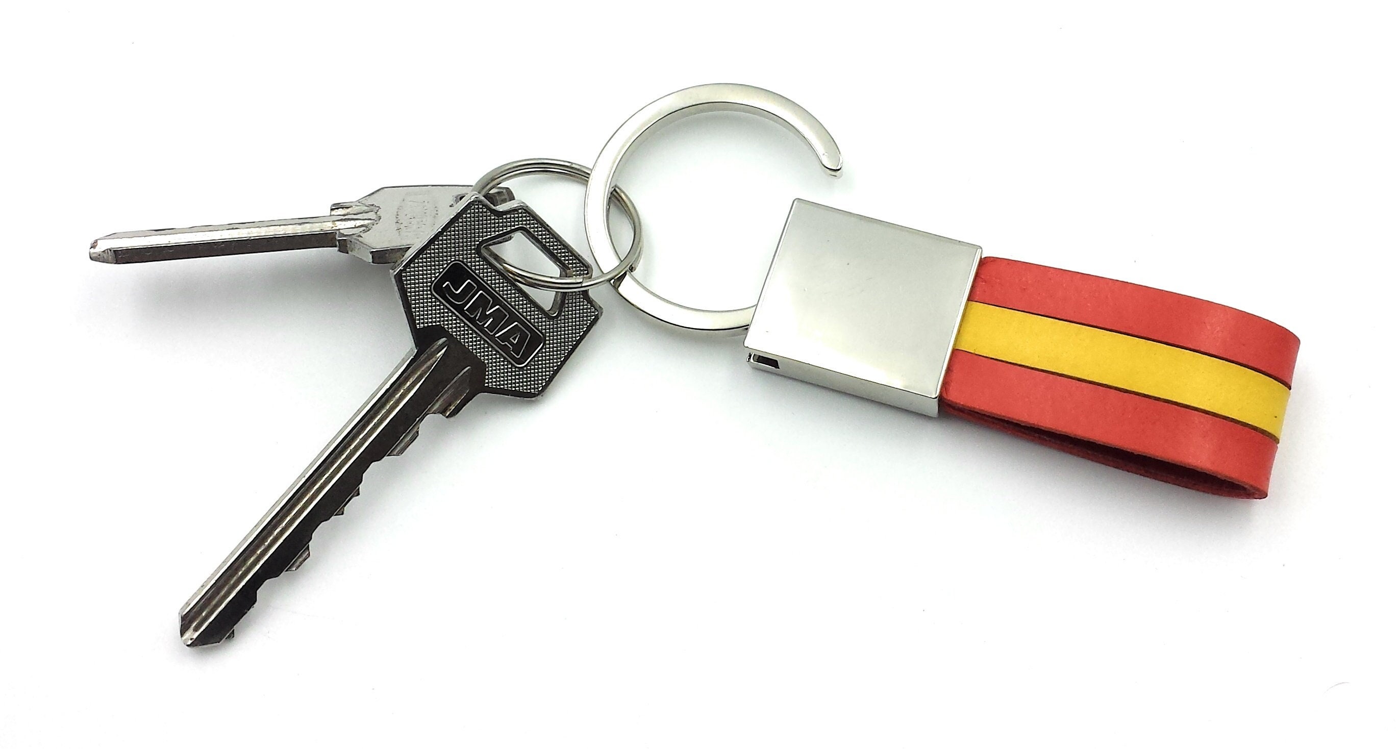 Franartpiel Spain Flag Keychain Handmade - Etsy