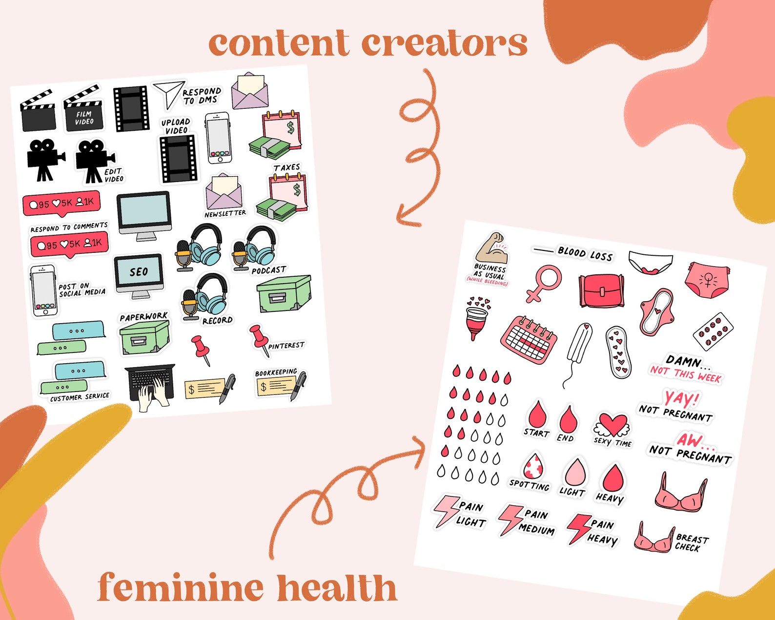 Life in Stickers Digital Bundle 1st Edition Digital | Etsy