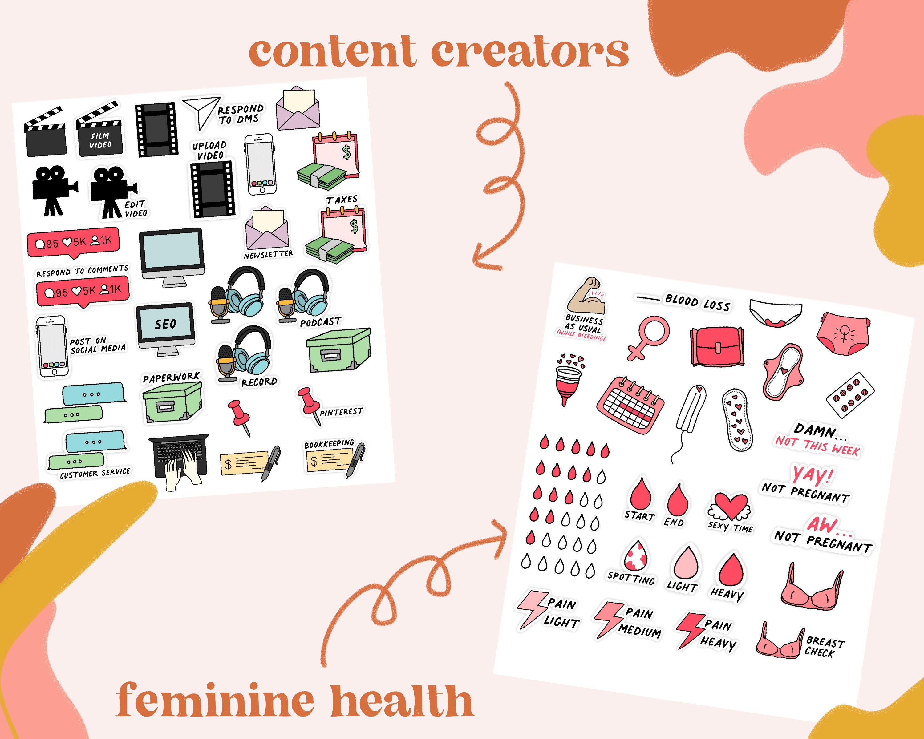 Life in Stickers Digital Bundle 1st Edition Digital | Etsy