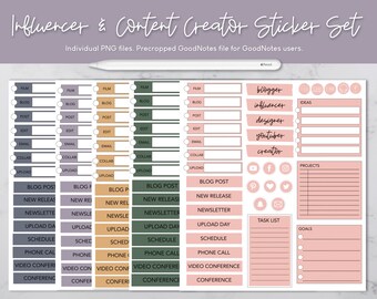 Content Creator Stickers - Etsy