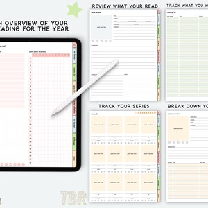 Digital Reading Journal, Digital Reading Planner, Goodnotes Journal ...