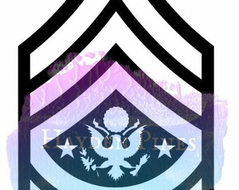 Army Rank Decal | Etsy