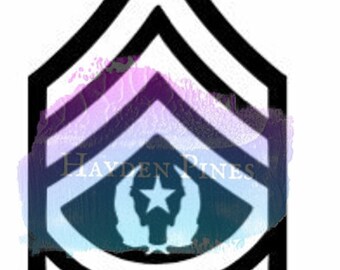 Sergeant Major Decal - Etsy