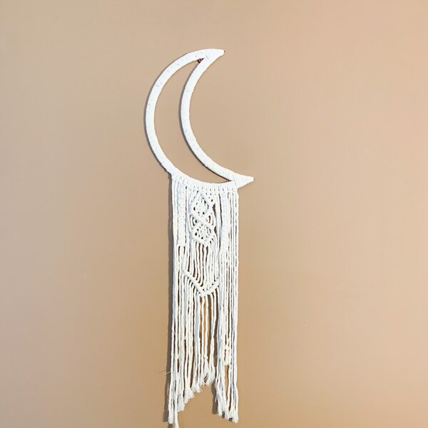 Moon and Star Macrame Pattern - Etsy