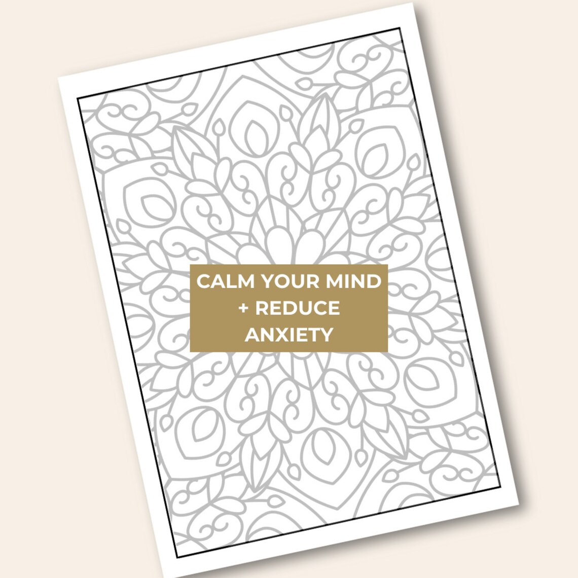 99 Mandala Tracing Coloring Pages I Mindful Activity I Reduce Anxiety ...