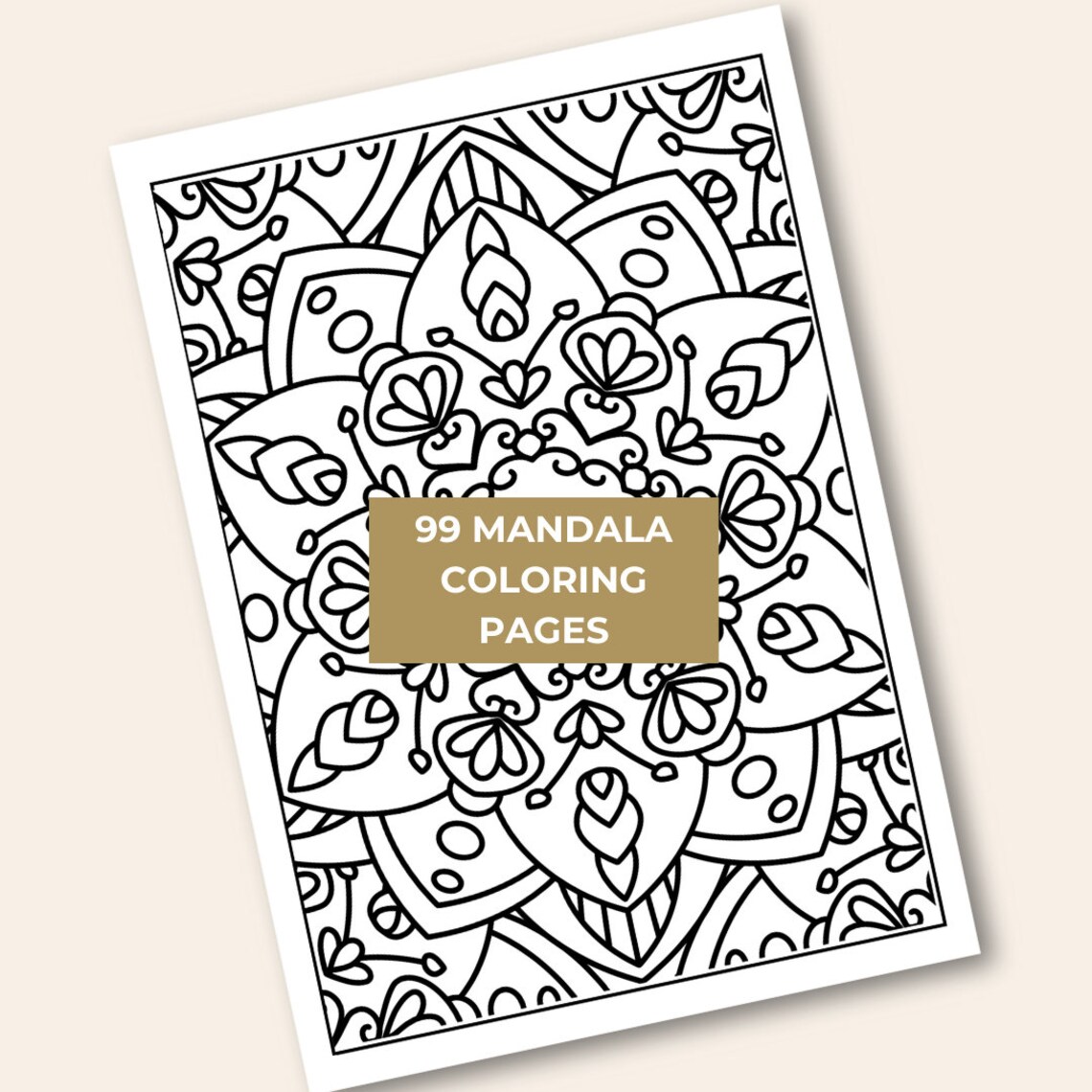 99 Mandala Tracing Coloring Pages I Mindful Activity I Reduce Anxiety ...