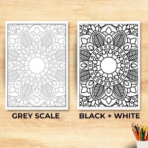 99 Mandala Tracing / Coloring Pages I Mindful Printables for Anxiety ...
