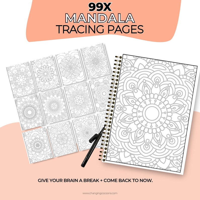 Mandala Tracing & Coloring Pages, Mindfulness for Emotional Regulation ...