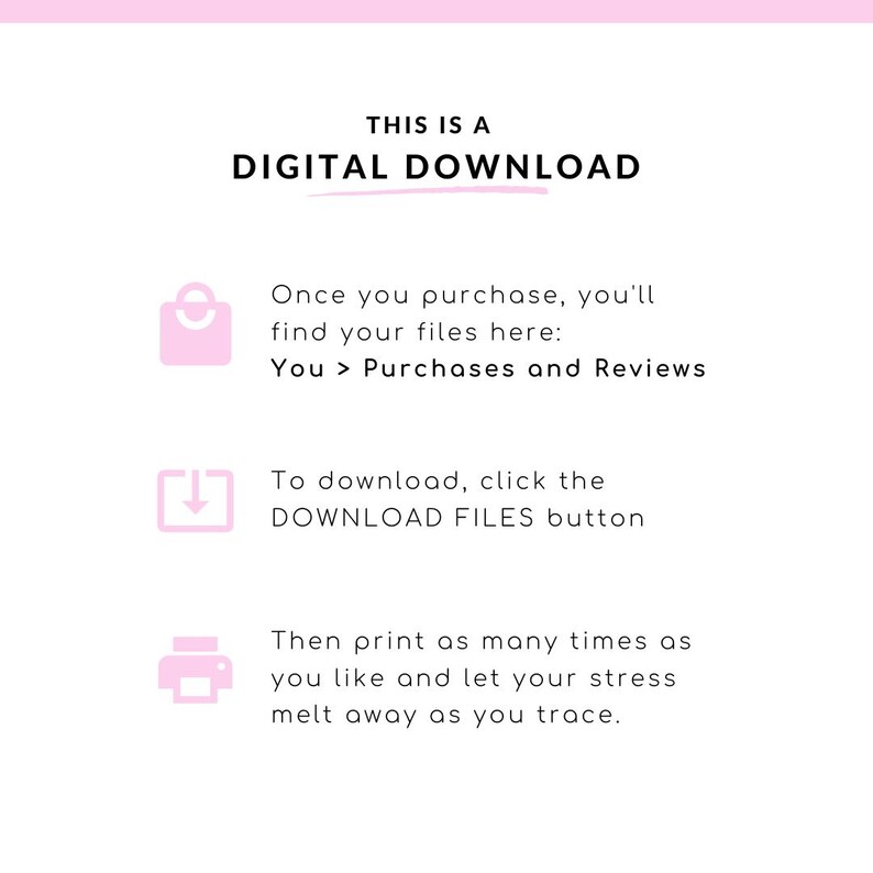 Crystal Tracing Pages: Mindful Coloring Worksheets (PDF, PNG, JPEG ...