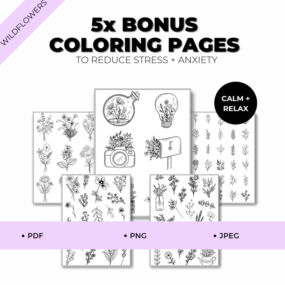 Calming Tracing Sheets I Relaxing I Grounding I Self- Soothing Activity ...