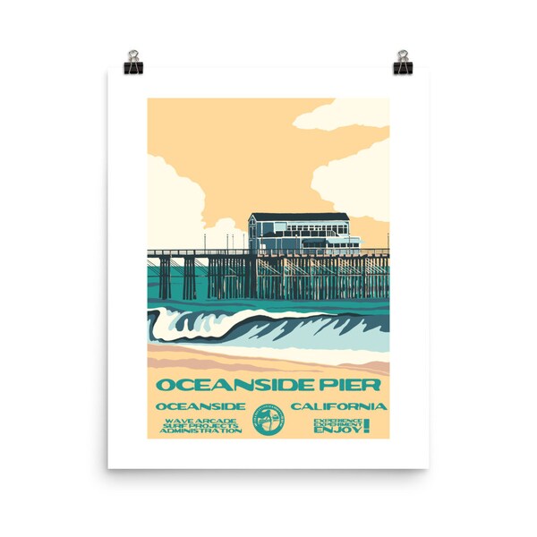 Surf Poster - Etsy