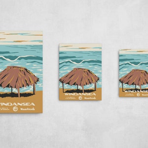 Windansea | La Jolla, CA Canvas Print | National Parks Vintage Style ...