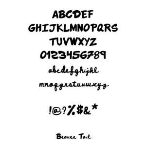Beaver Tail Typeface | Hand Drawn Font From Wave Arcade Studios | Bold ...