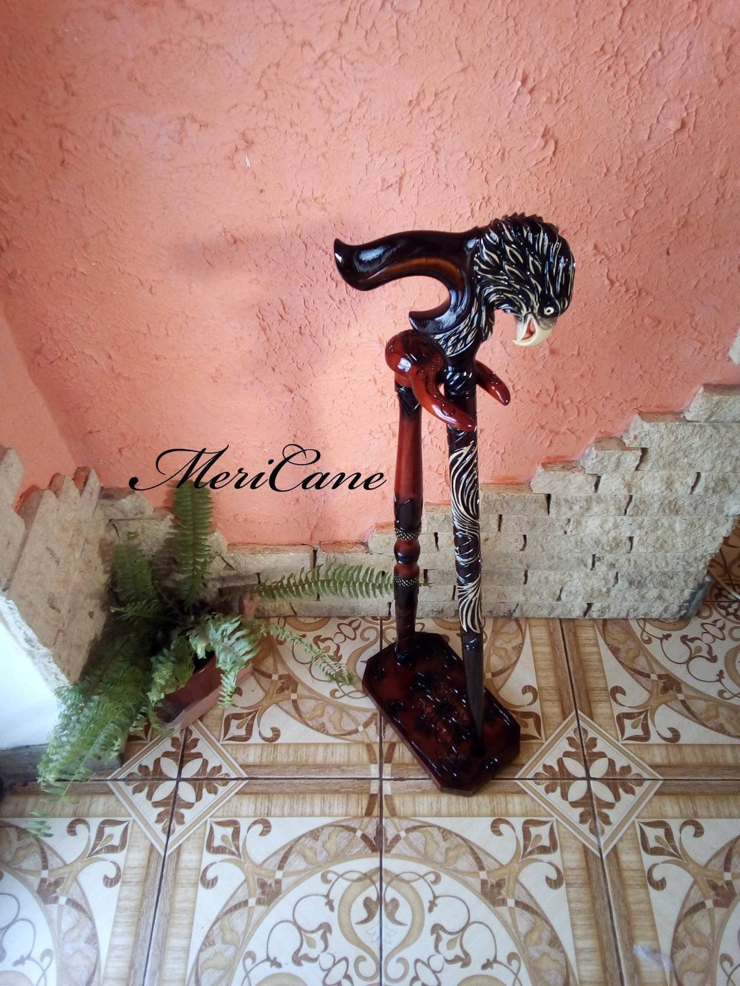 Walking Cane Stand Walking Cane Holder Handmade Beatiful Stand - Etsy