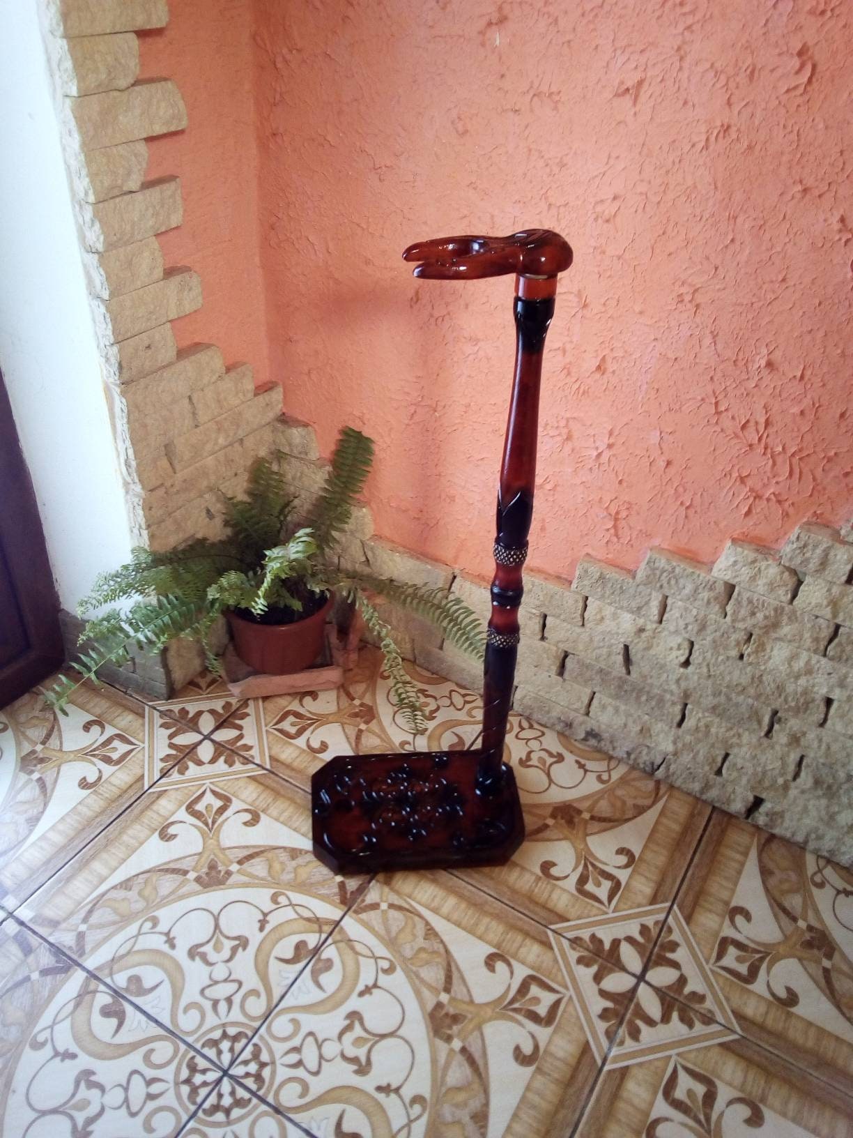 Walking Cane Stand Walking Cane Holder Handmade Beatiful Stand | Etsy