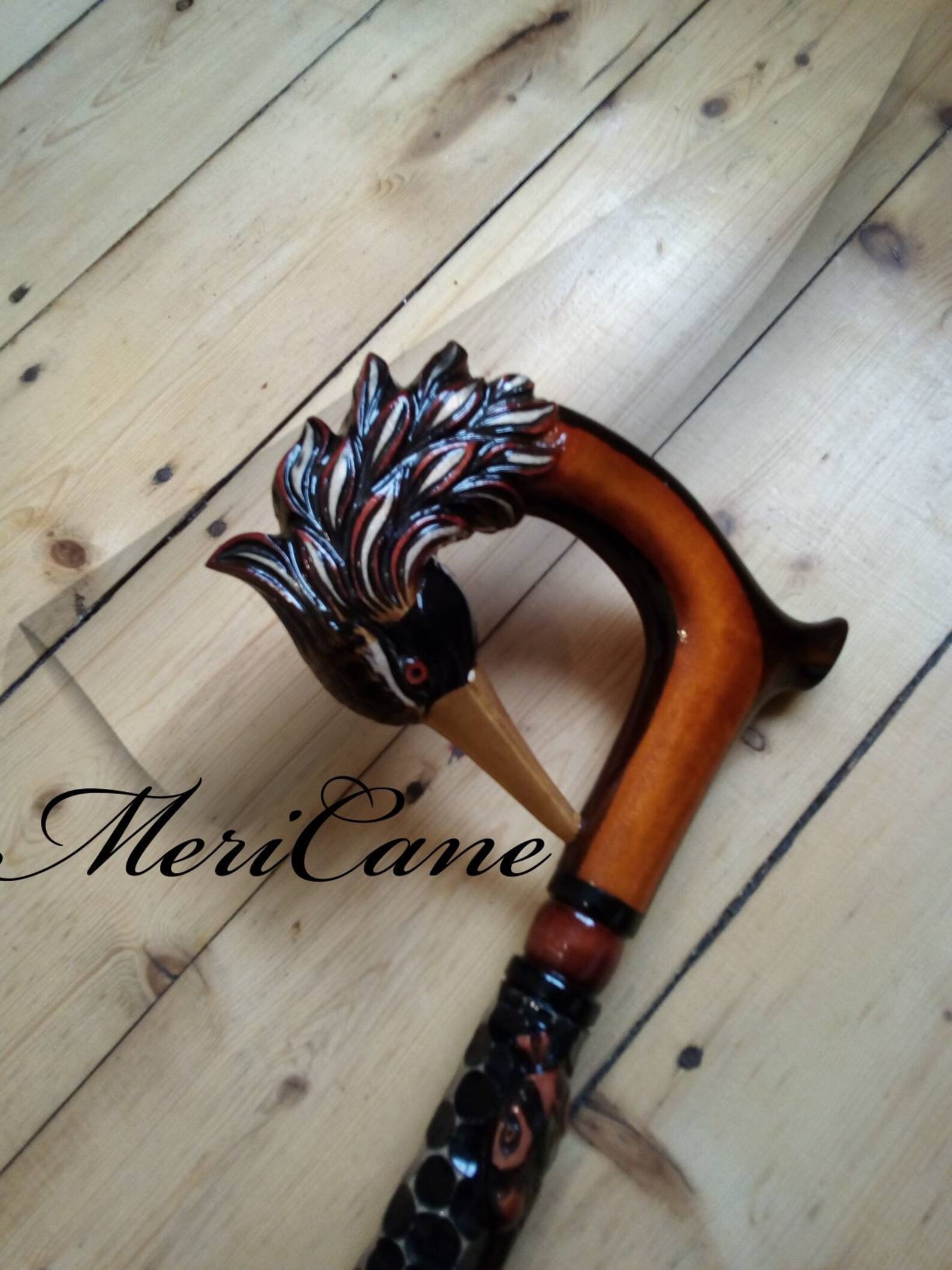 Walking Stick Snake Hand Carved Walking Stick Snake Wood - Etsy