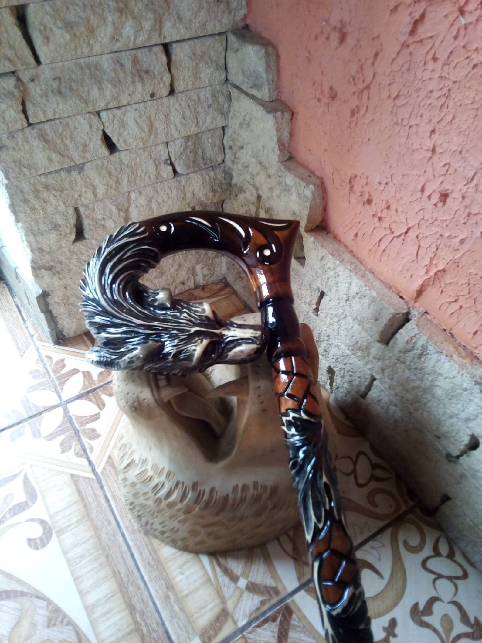 Wood Walking Cane Hand Carved Walking Sticks Luxury Walking - Etsy