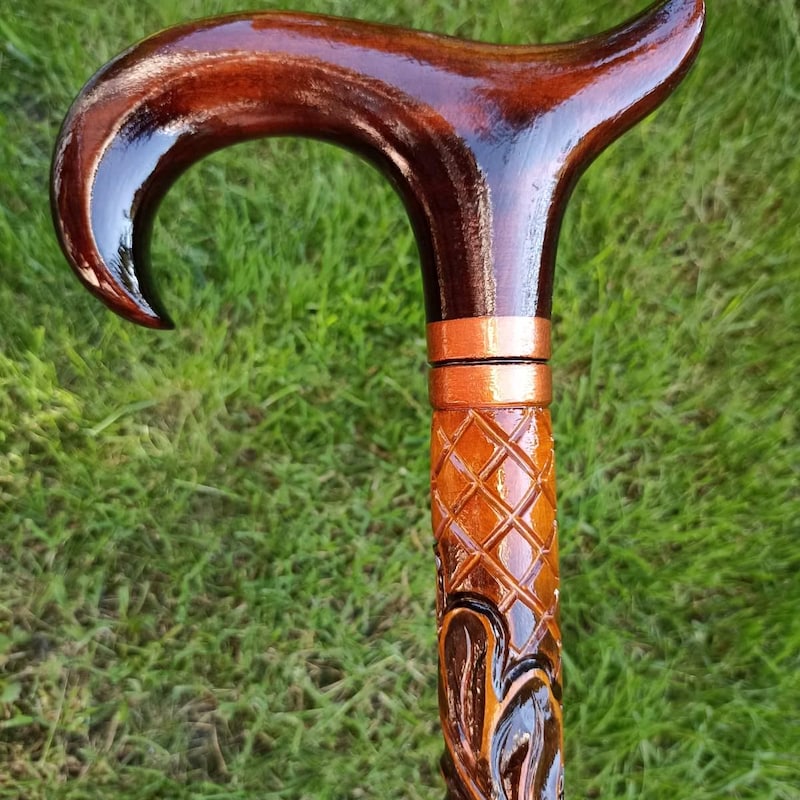 Wooden Cane Orange - Etsy