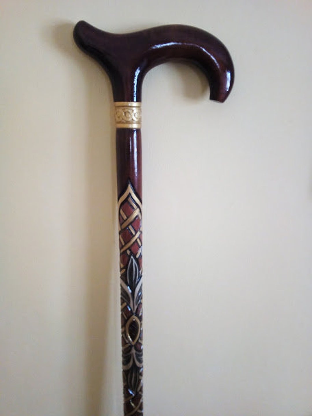 Wood Walking Cane Hand Carved Walking Sticks Luxury Walking Cane ...