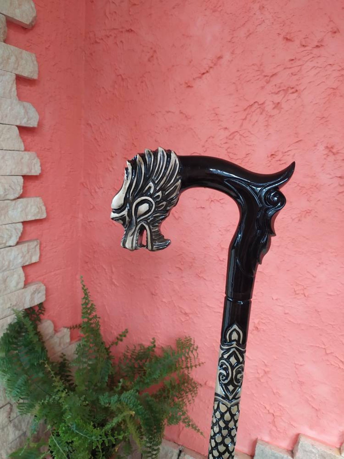 Canes and walking sticks Dragon walking cane Walking cane for | Etsy