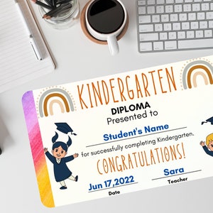 End of Year Pre-k Graduation With *EDITABLE* for Kindergarten ...