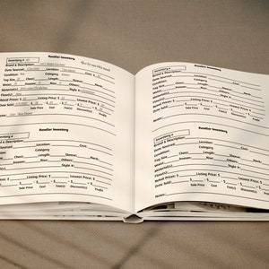 Clothing Reseller Inventory Log Book Printable Kdp 8.5x11 No Bleed 120 ...