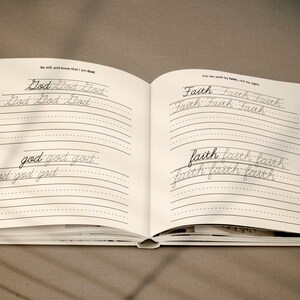 Bible Cursive Handwriting Workbook for Kids KDP 8.5 X - Etsy