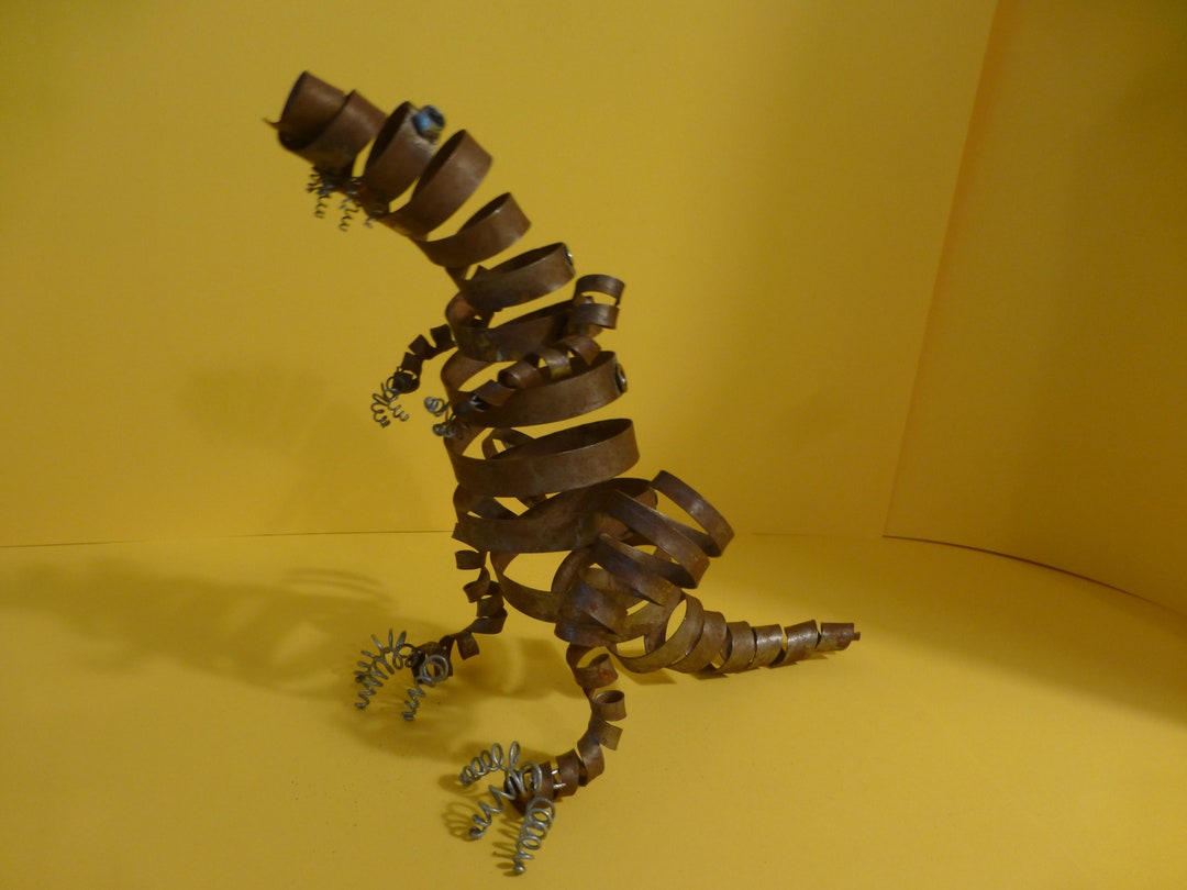 T Rex Metal Sculpture. Tyrannosaurus Rex / Dinosuar - Etsy