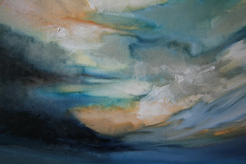 Open Field, Abstract Oil Painting, Landscape Painting,plain Air ...