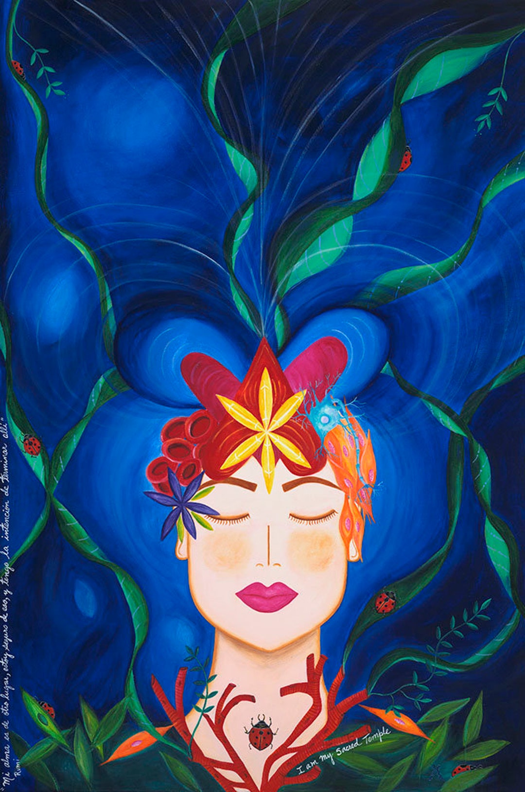 Spiritual Muse "i Am My Sacred Temple" | Spiritual Art | Spiritual ...