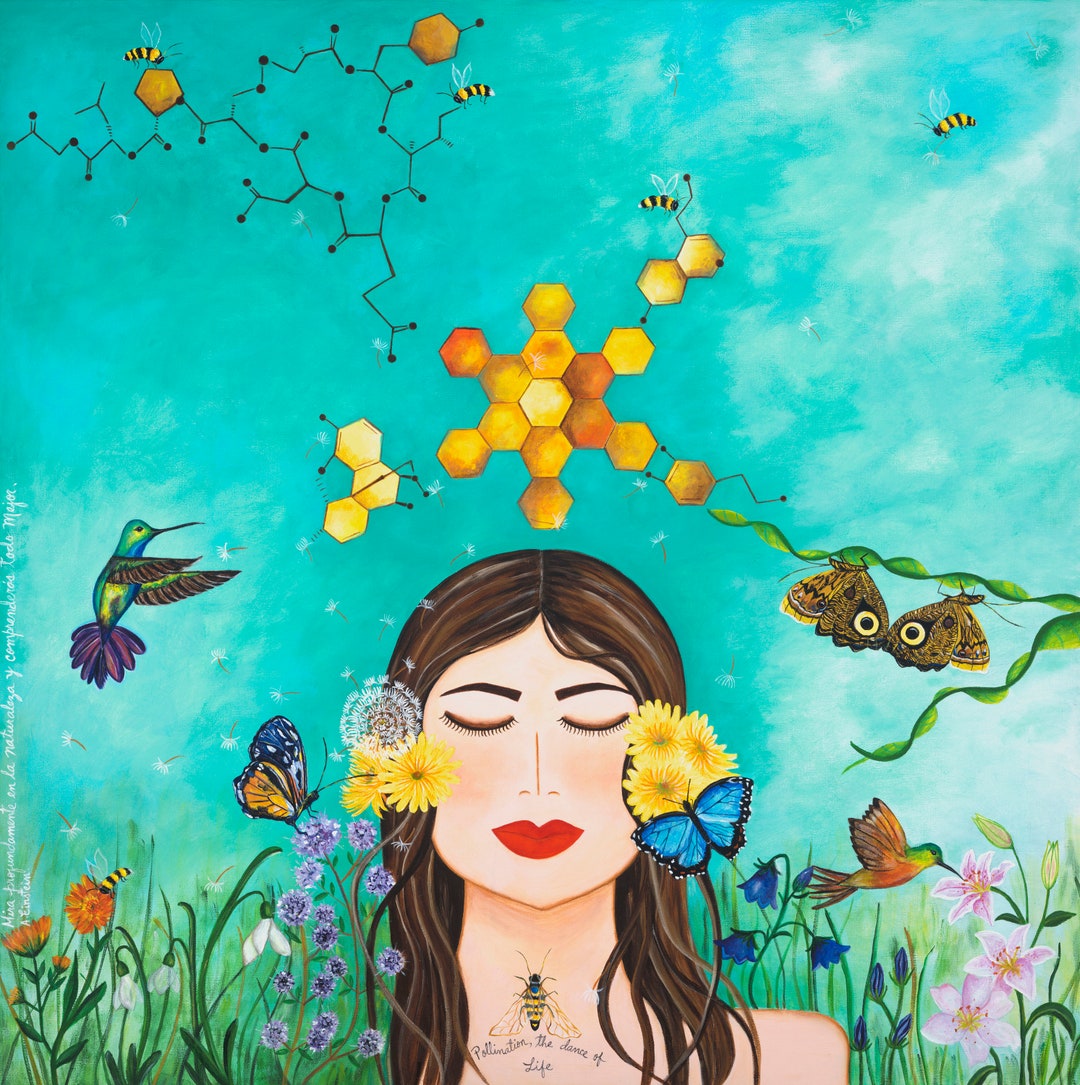 Spiritual Muse "pollination the Dance of Life" | Spiritual Art ...