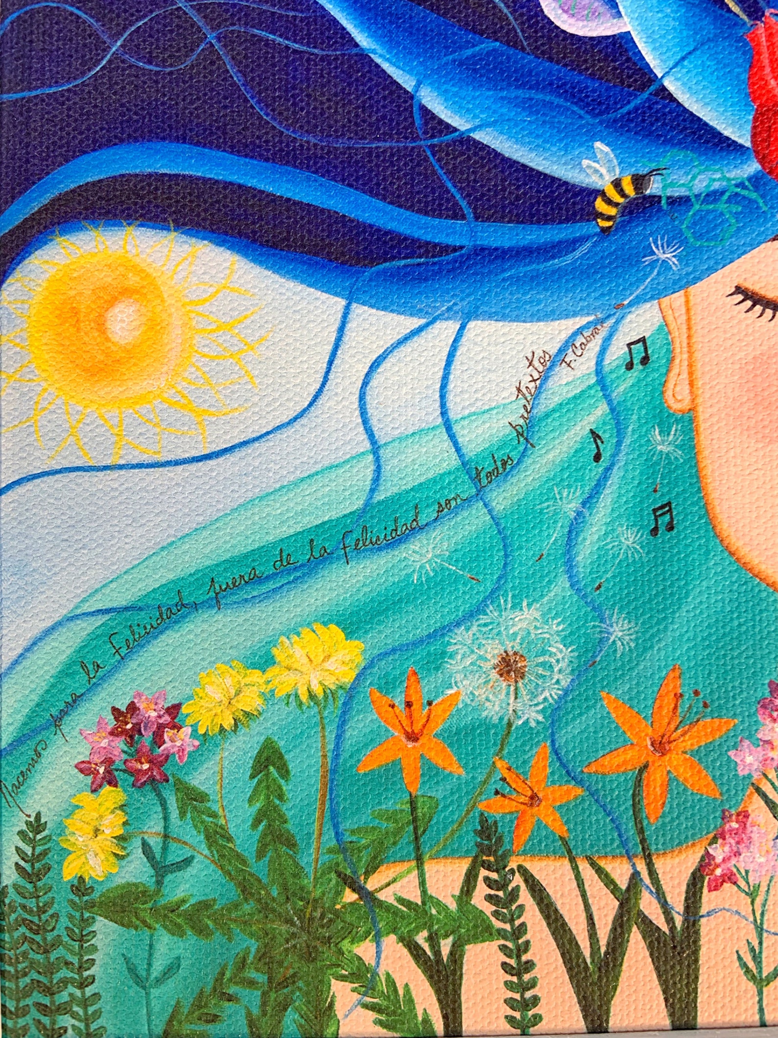 Spiritual Muse "felicidad" | Spiritual Art | Spiritual Decor ...