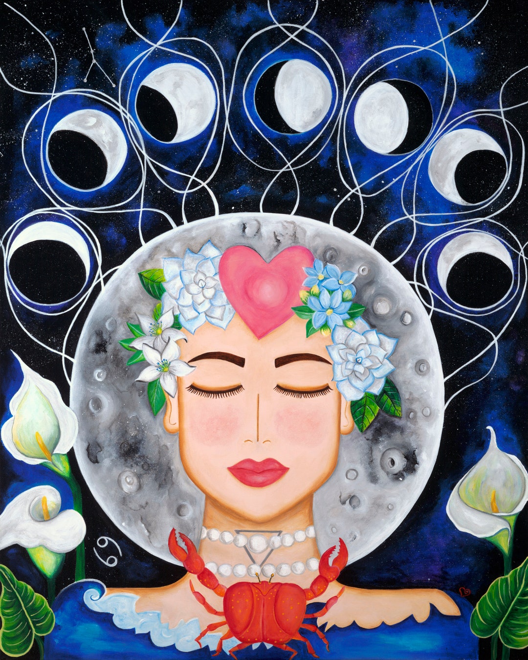 Spiritual Muse Cancer, Print - Etsy