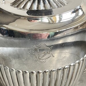 Antique Silver Plated Bachelor Tea Set, Teapot, Creamer, Sugar Bowl ...