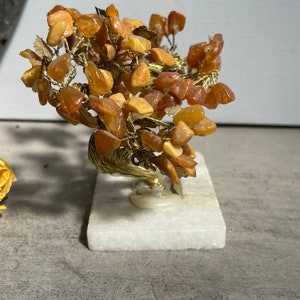 Vintage Baltic Amber Tree. Tree of Prosperity. Desk Decor. Drzewko ...